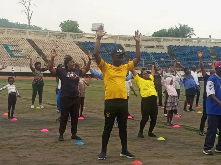 ALL IS NOW SET FOR THE SECOND EDITION OF AEROBIC EXERCISE AT THE ...