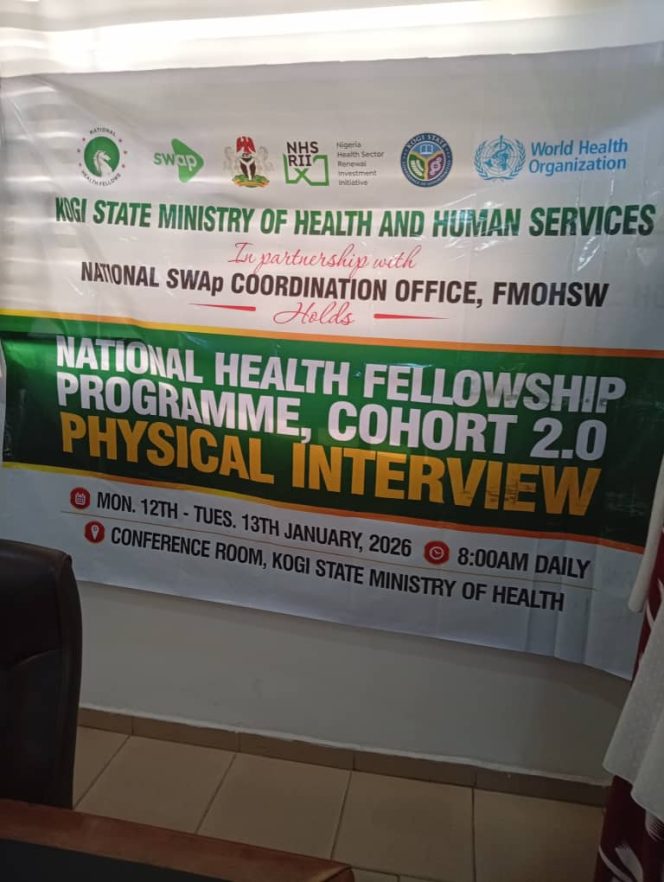 Kogi Ministry of Health Conducts Interviews for National Health Fellows ...