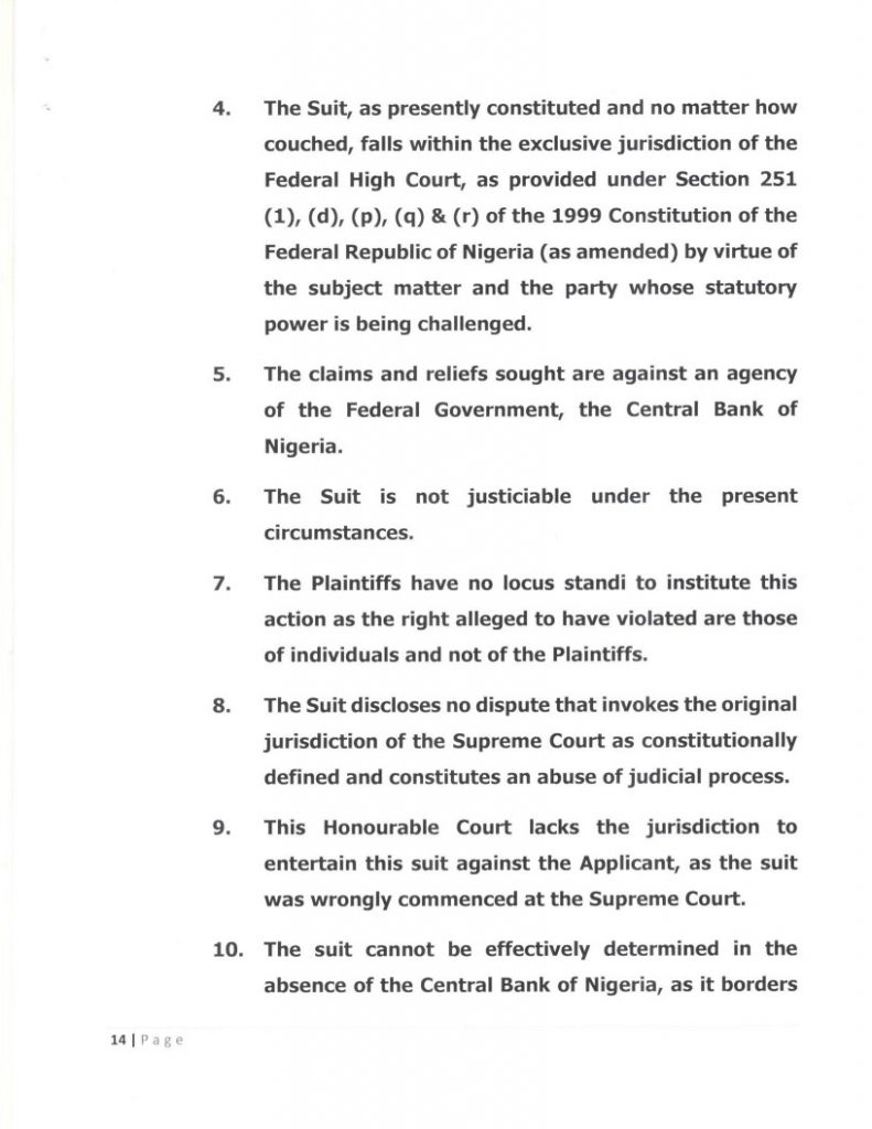 Supreme Court Judgement in SC CV 162 2023 Attorney General of Kogi ...