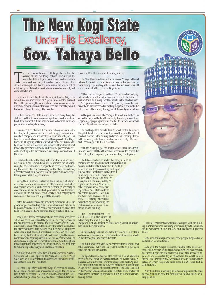 Kogi State Government Official Website — Kogi State Government