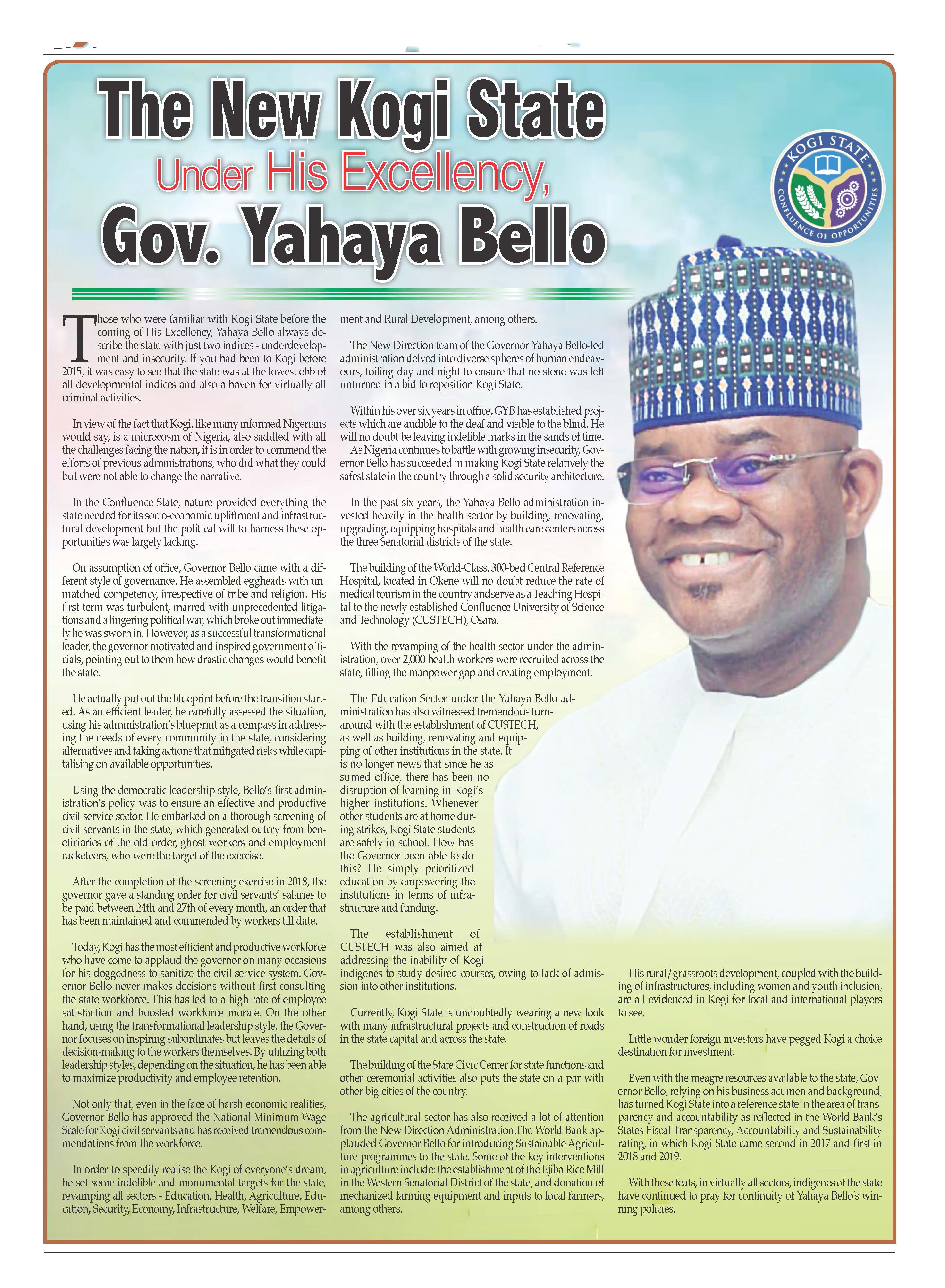 Kogi State Government Official Website — Kogi State Government